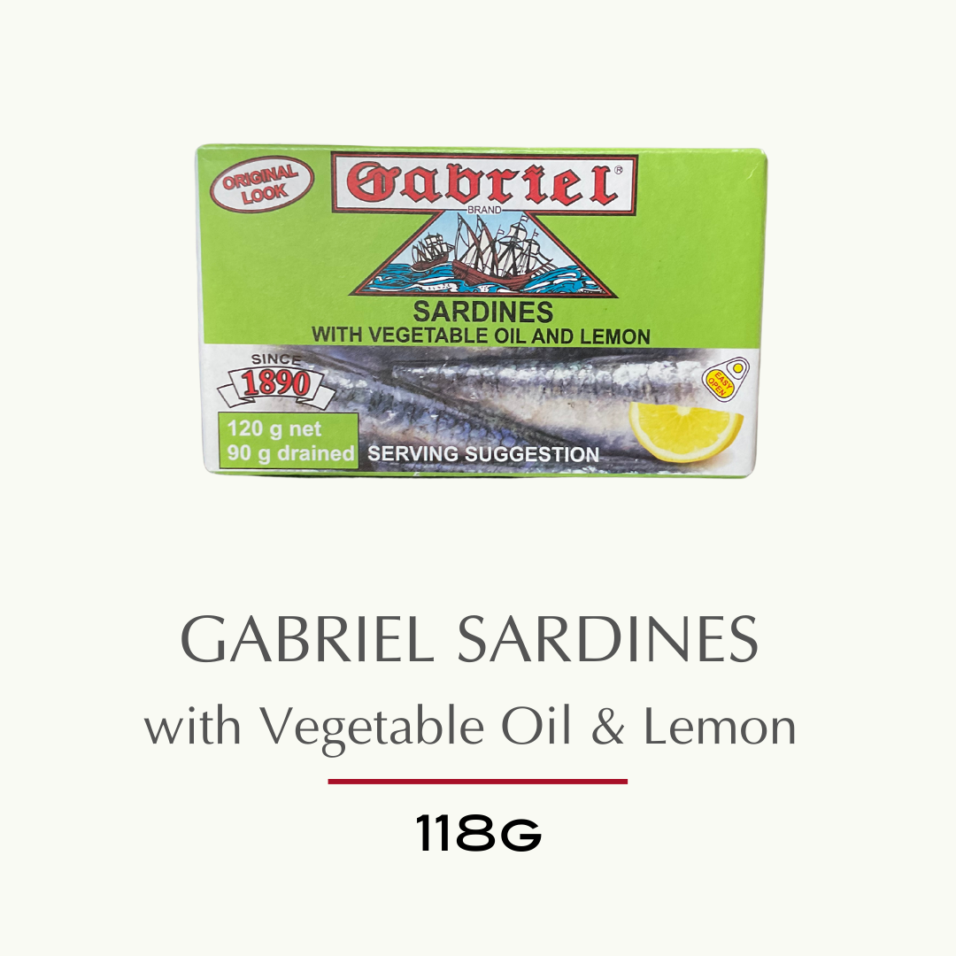 Gabriel Sardines - In Vegetable Oil & Lemon – thegoodmeat